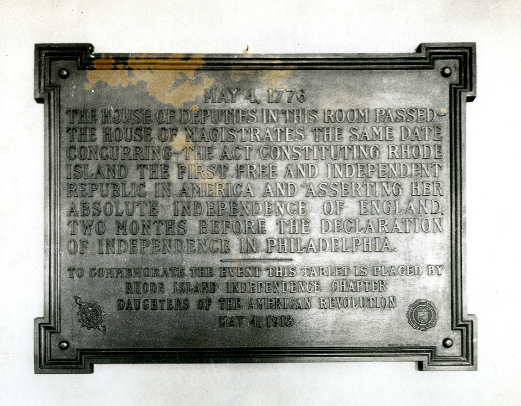 History – Rhode Island Independence Chapter, NSDAR